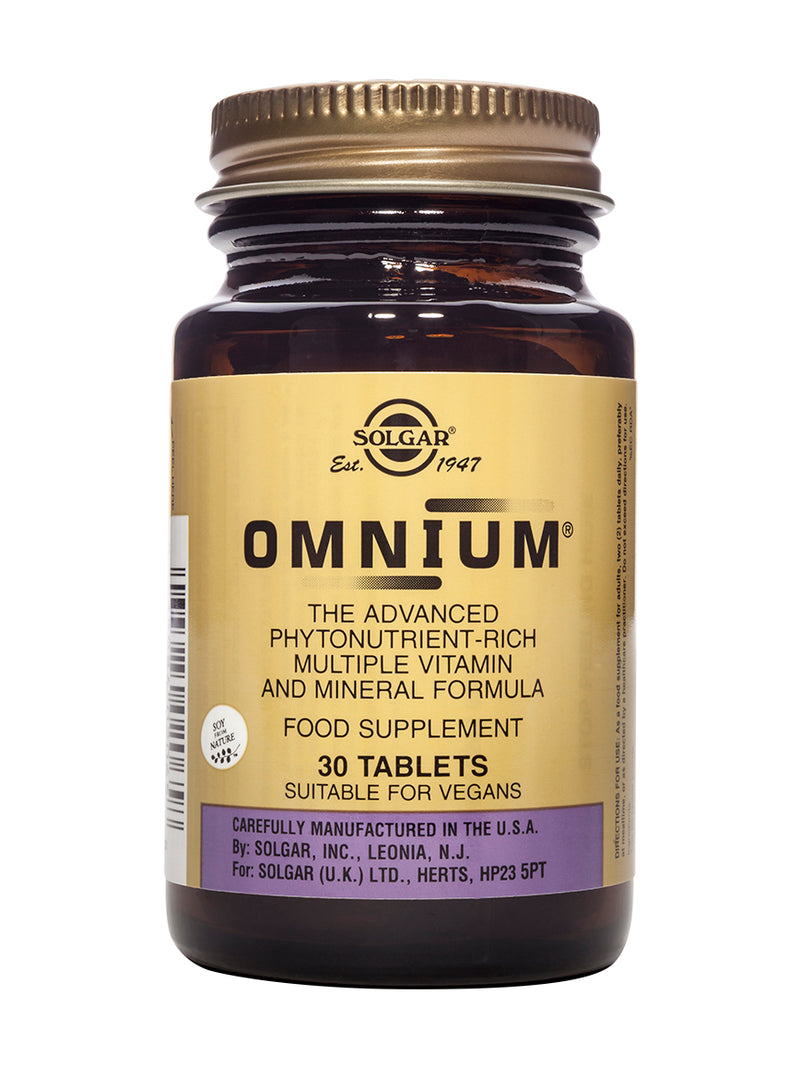 Solgar Omnium ® Tablets-Pack of 30 – The Pharmacy at Mayfair and Clinic